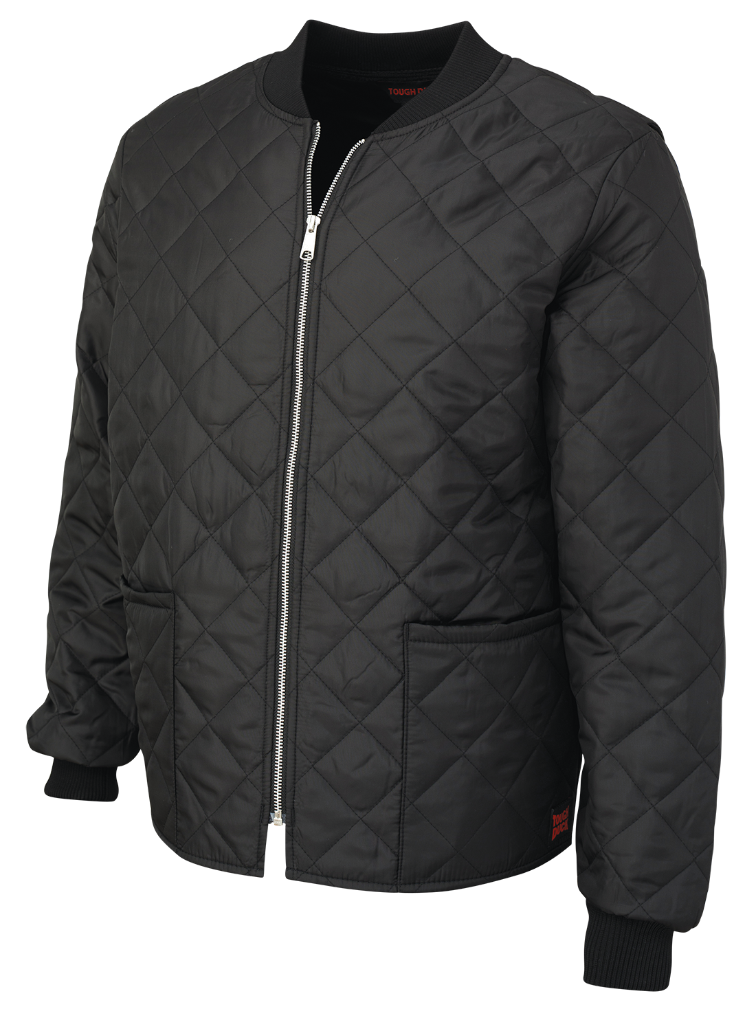 Tough Duck WJ25-4XL Diamond Quilted Lightweight Freezer Jacket, Black